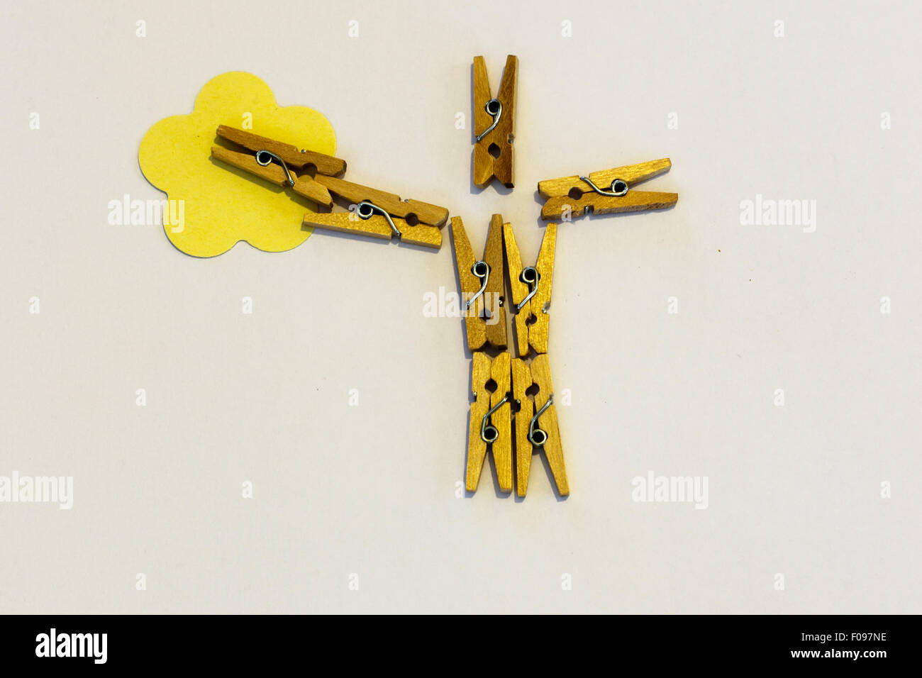 Clothespin tree hi-res stock photography and images - Alamy