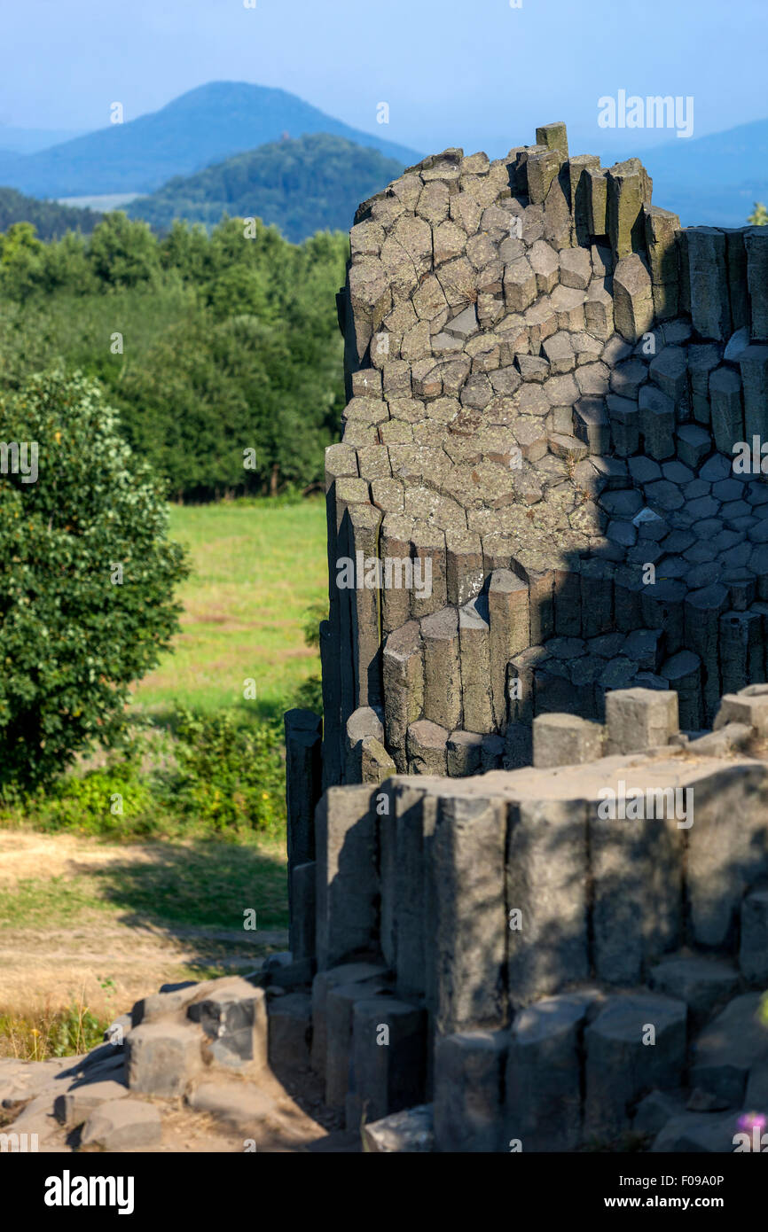 Panska Skala, Central Bohemian Highlands, geological formation, stone ...