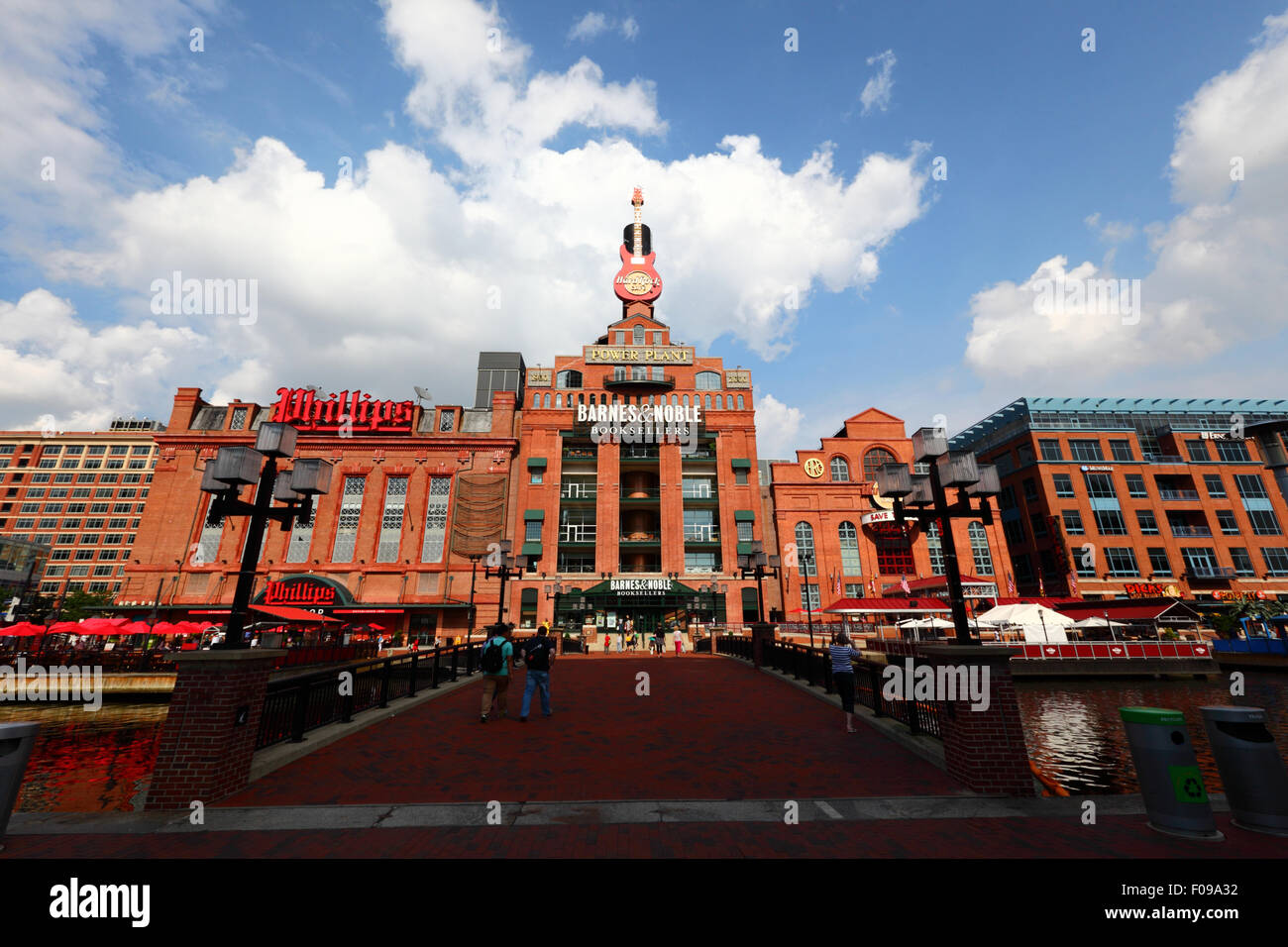 Pratt Street Power Plant building, Inner Harbor, Baltimore, Maryland ...
