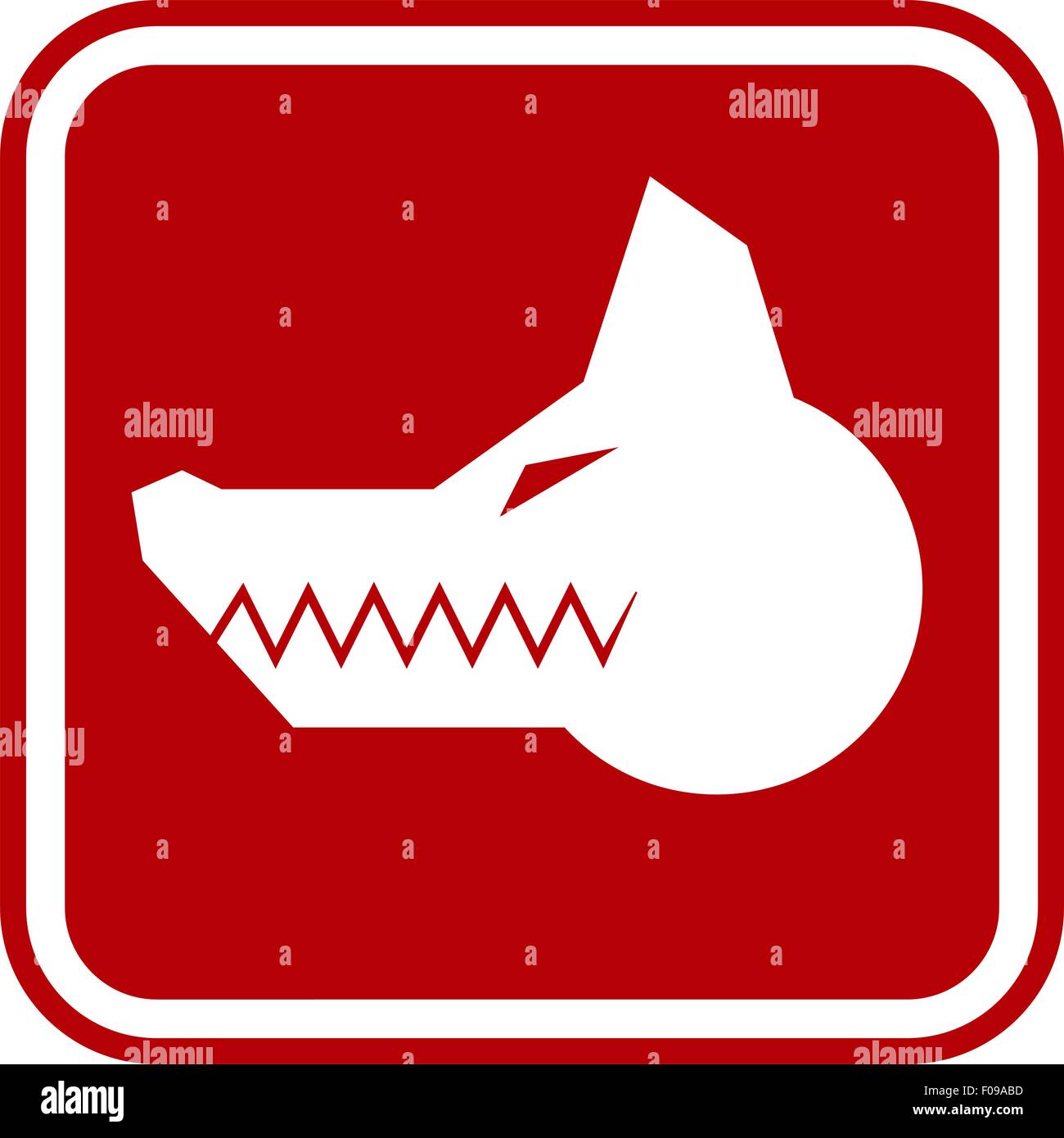 Angry dog red Stock Vector Images - Alamy
