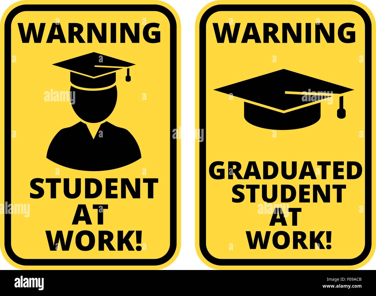 Humorous warning sign Stock Vector Images - Alamy