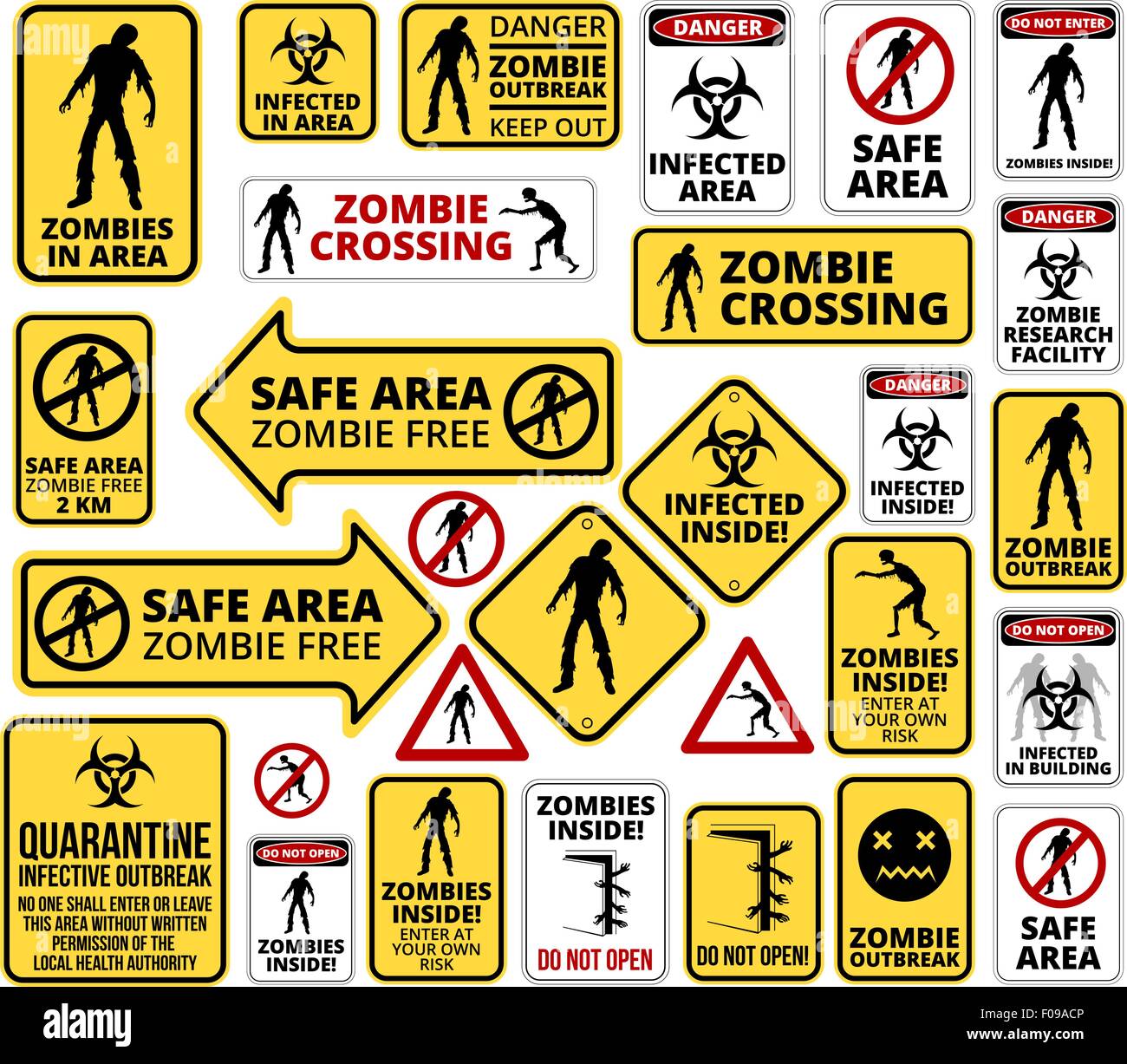 Zombie brains Stock Vector Images - Alamy