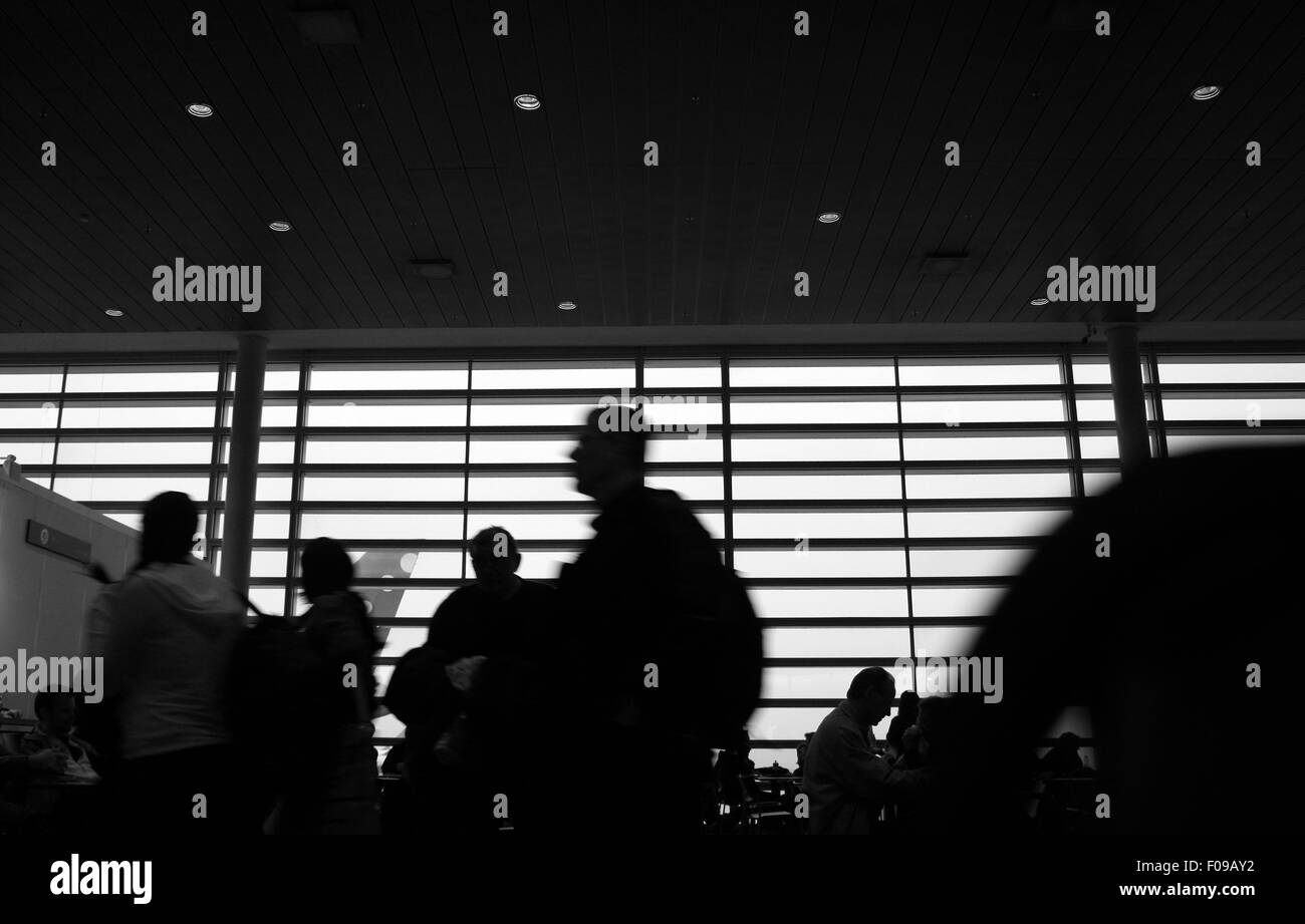Airport in copenhagen Black and White Stock Photos & Images - Alamy