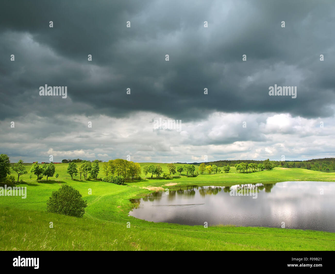 Spring storm lake hi-res stock photography and images - Alamy