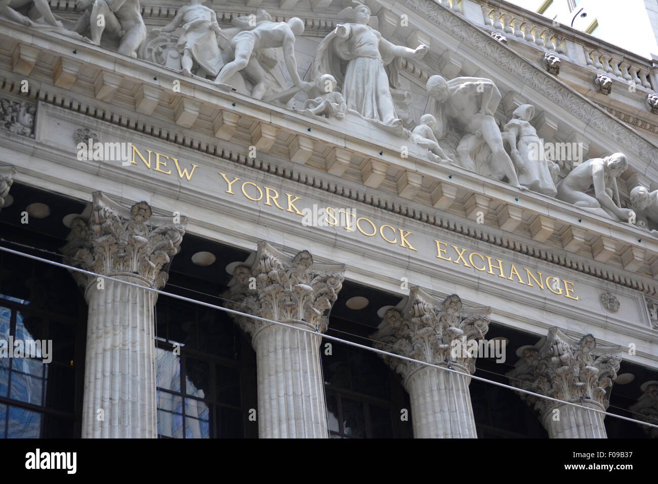 The New York Stock Exchange in Lower Manhattan Stock Photo - Alamy