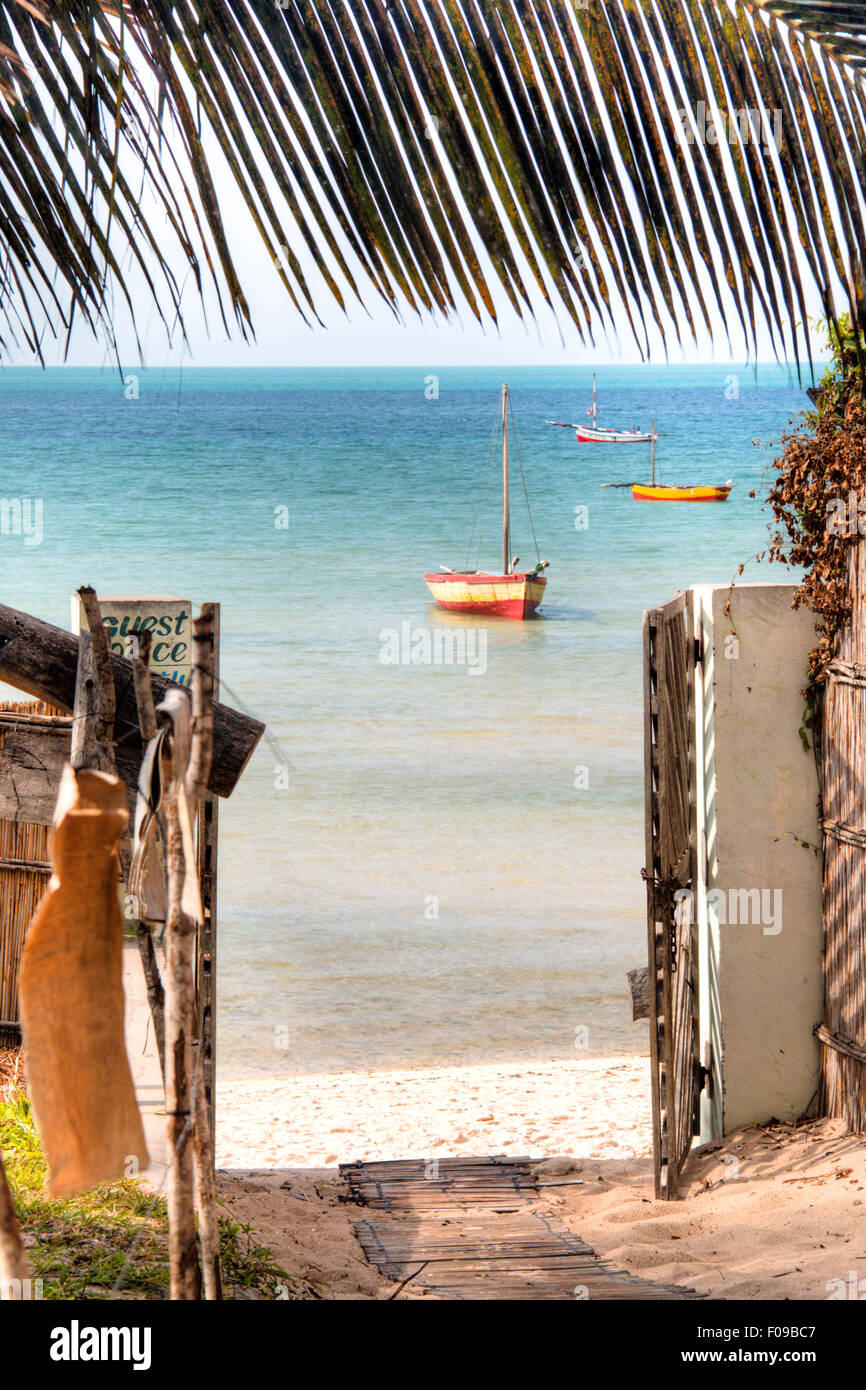 Beach in vilanculos mozambique africa hi-res stock photography and ...