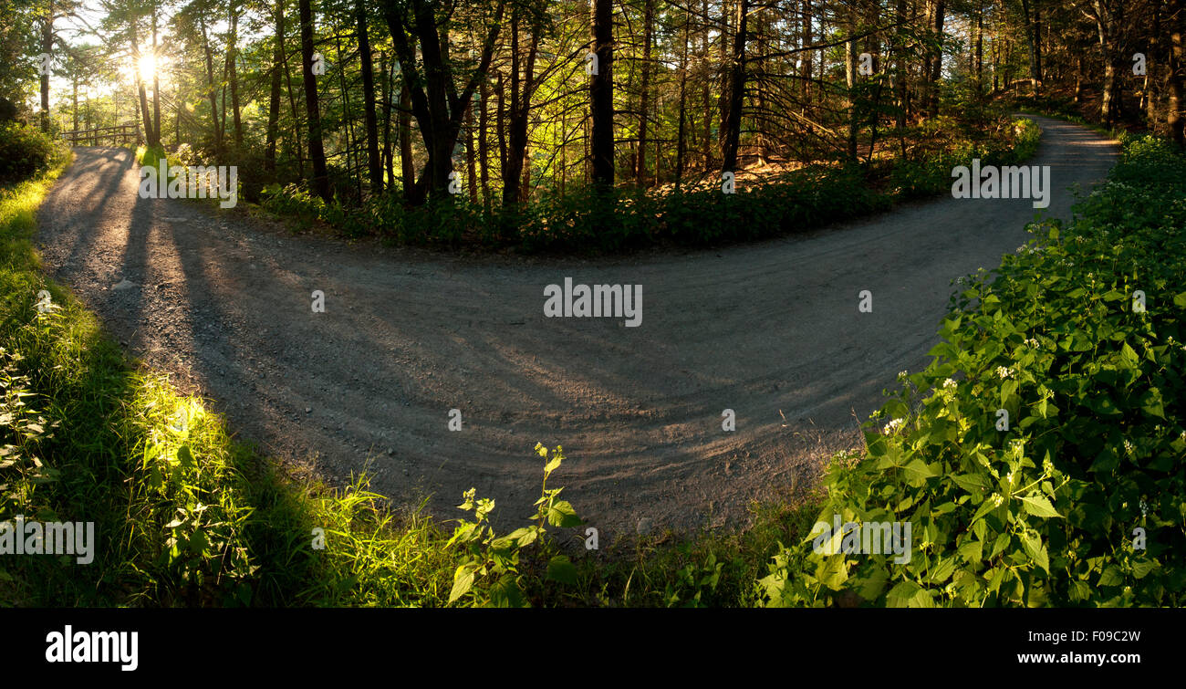 Sunrise on Carriage Trail Panoramic Image - Mohonk Mountain House, New ...