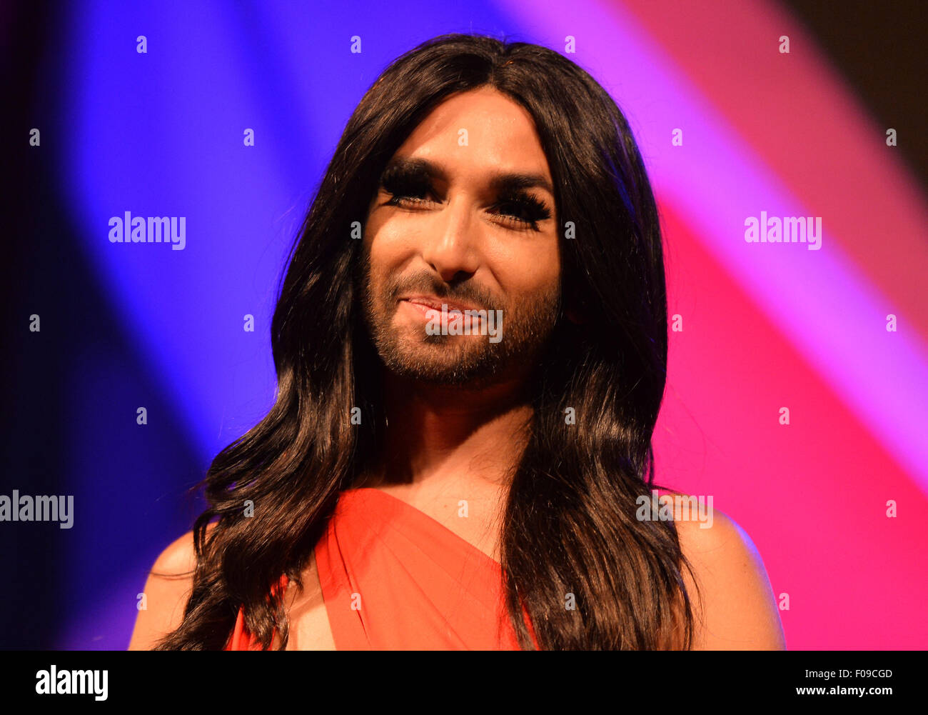 Austrian singer Conchita Wurst performs at the opening of the 5th ...