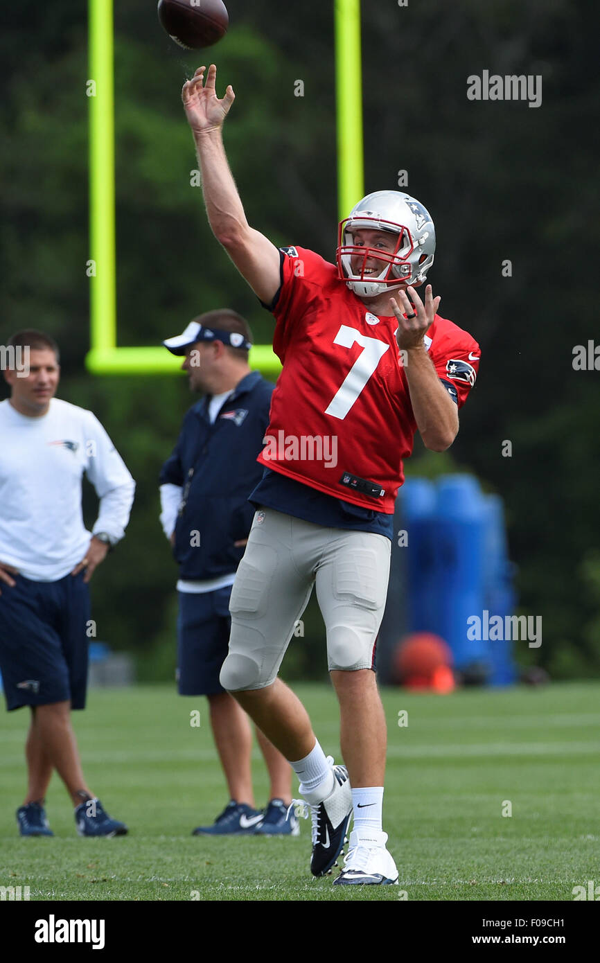 Foxborough Massachusetts, USA. 10th Aug, 2015. Newly acquired ...