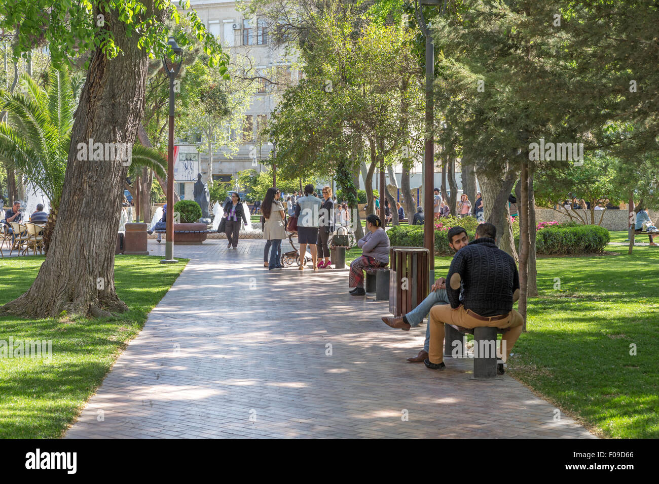 Park, Baku, Azerbaijan Stock Photo - Alamy