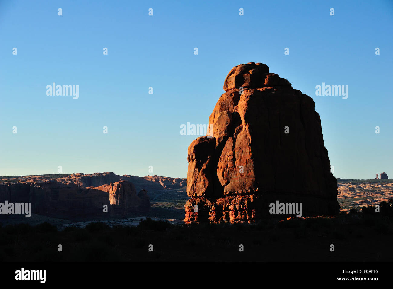 Monuments in Arches National Park in Moab, Utah. Photo for editorial ...