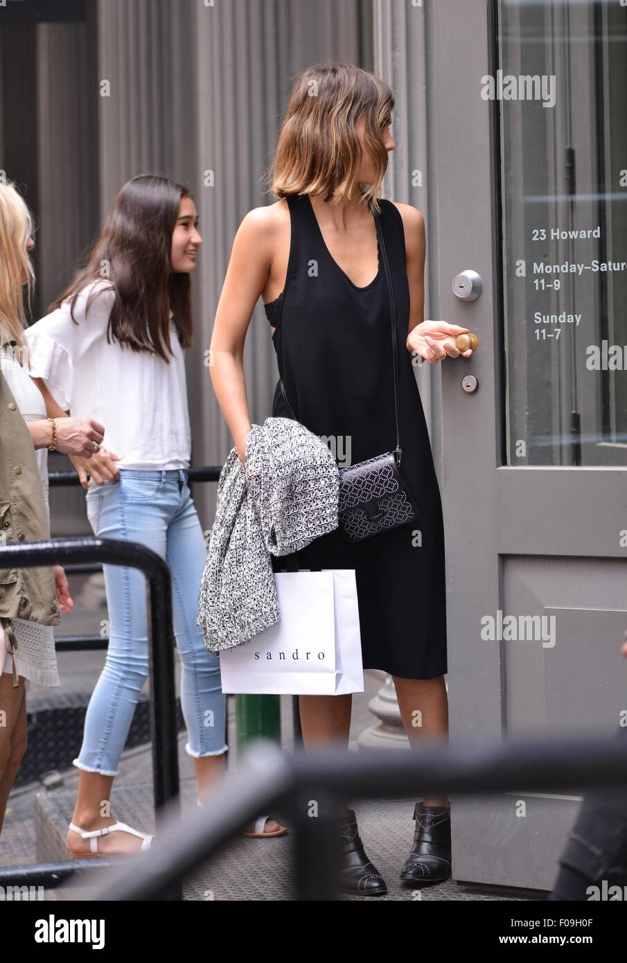 Jessica Alba out with friends in Soho Featuring: Jessica Alba Where ...