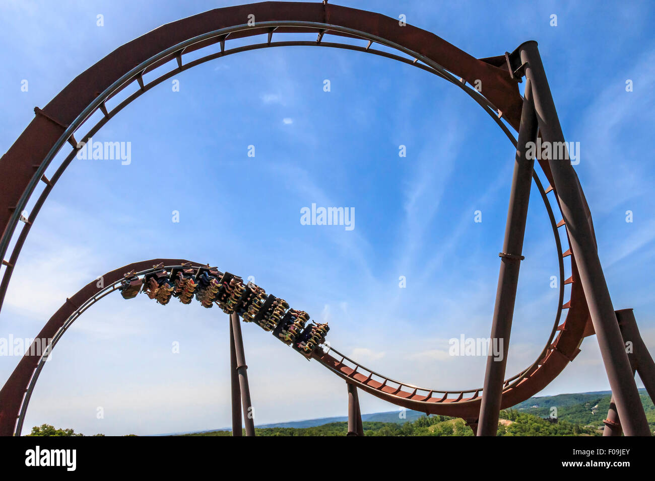 Wildfire roller coaster hi-res stock photography and images - Alamy