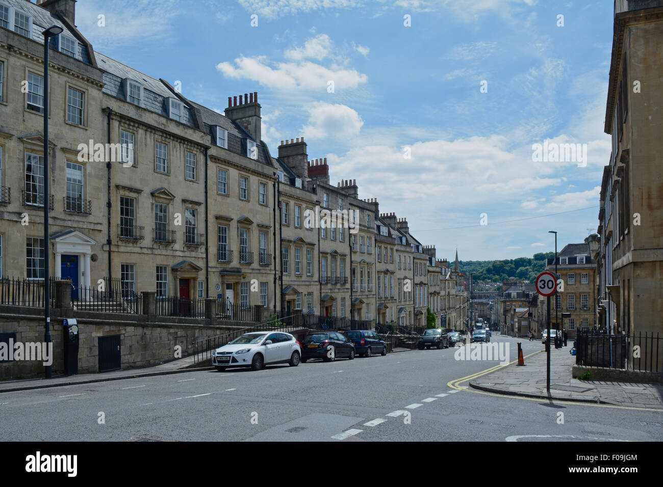 Lansdown Road, City of Bath Architecture, England, UK Stock Photo - Alamy