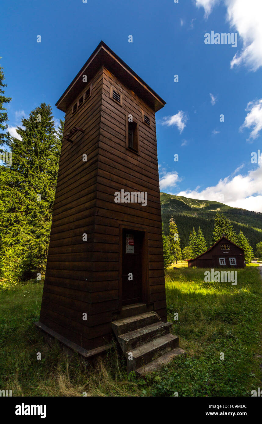 Beautiful house/cabin in Krkonose mountains in Czech republic Stock ...