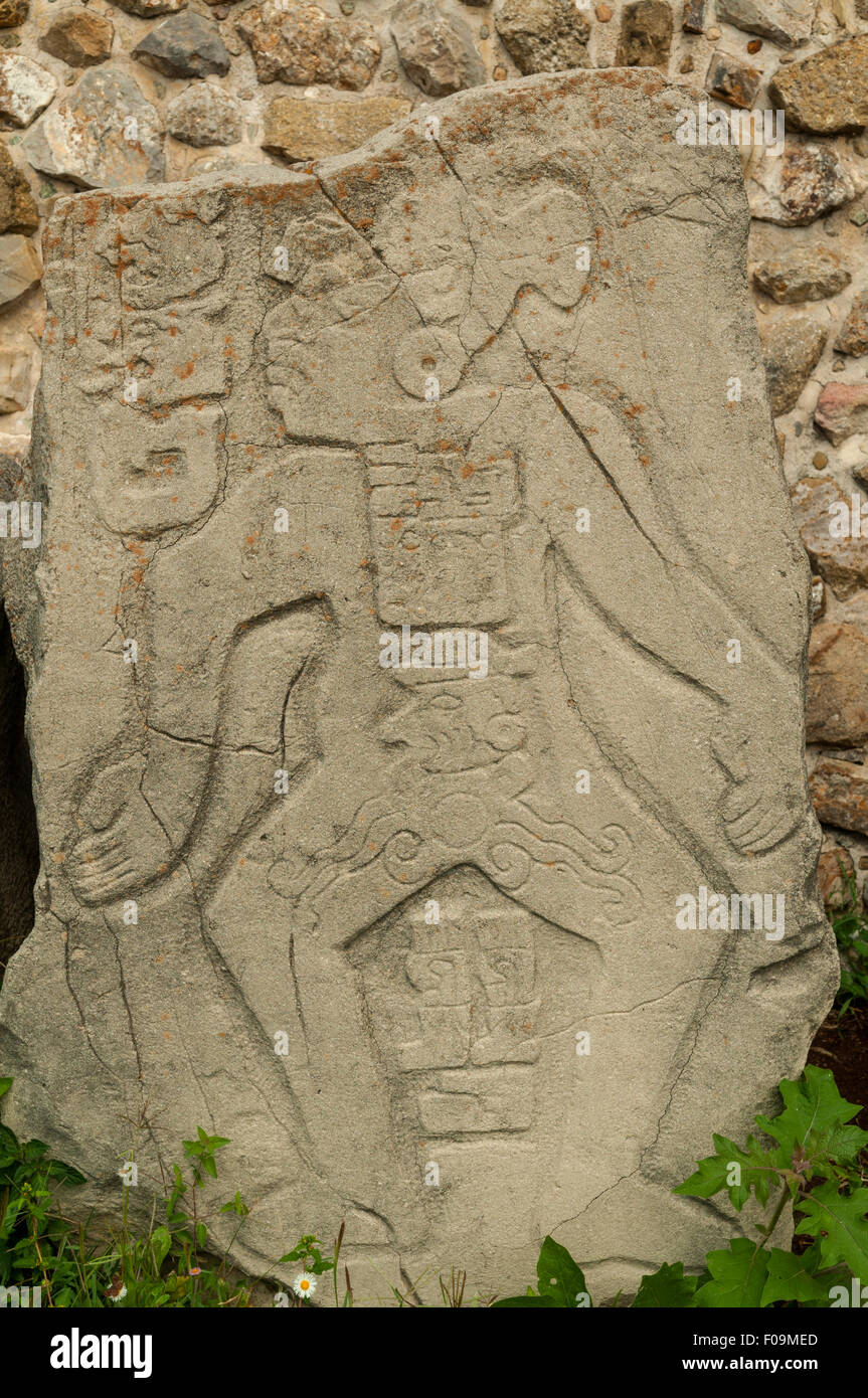Bas-relief Figure in Stone, Monte Alban, Mexico Stock Photo - Alamy