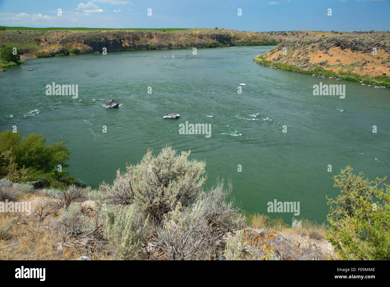 Aerial Snake River Oregon