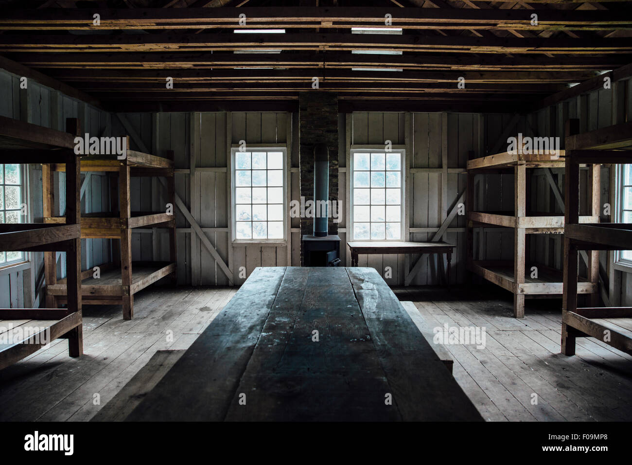 American Civil War Prison Camp Barracks Stock Photo - Alamy