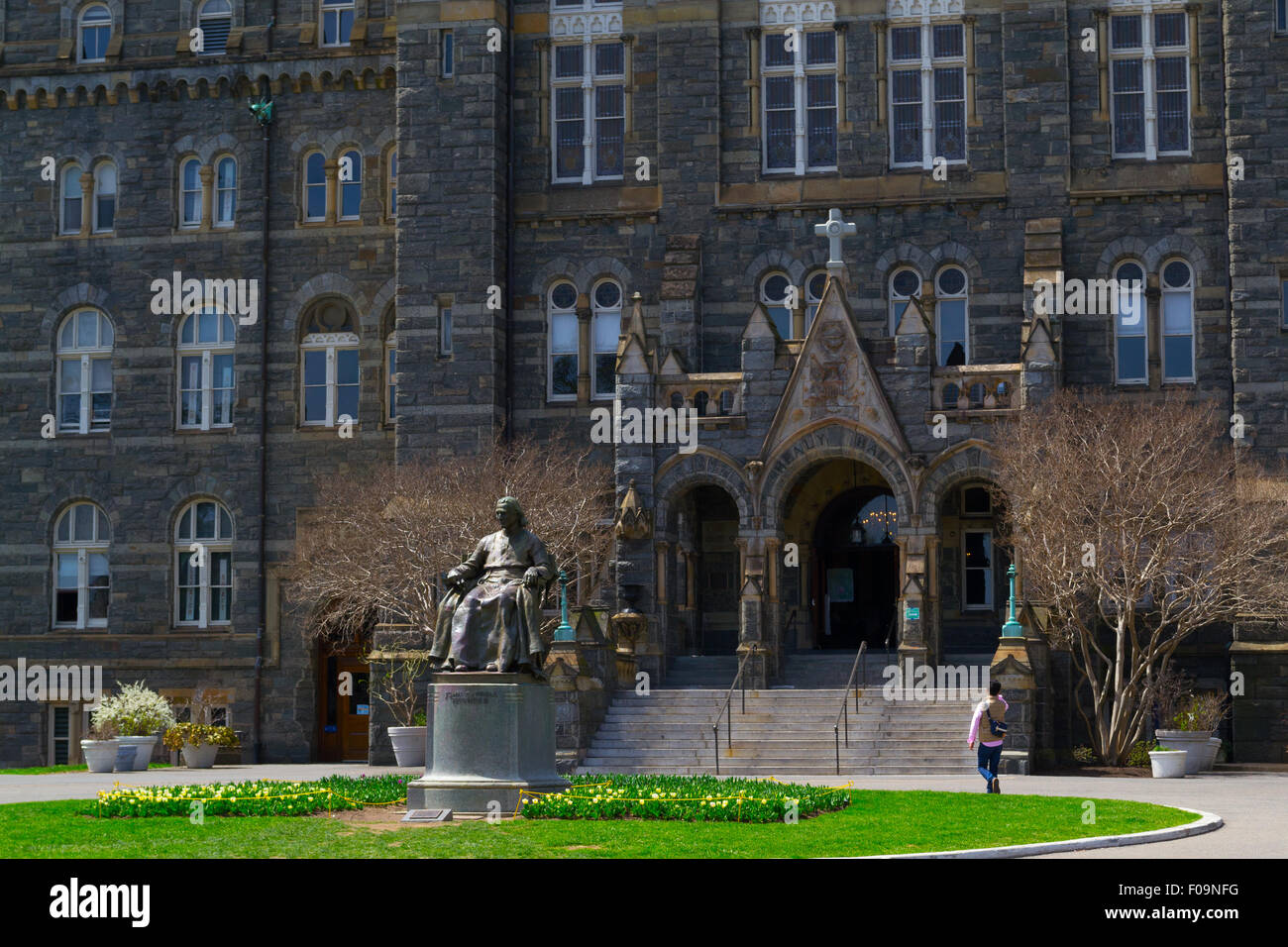 Georgetown University was founded by John Carrol in 1789 Stock Photo ...