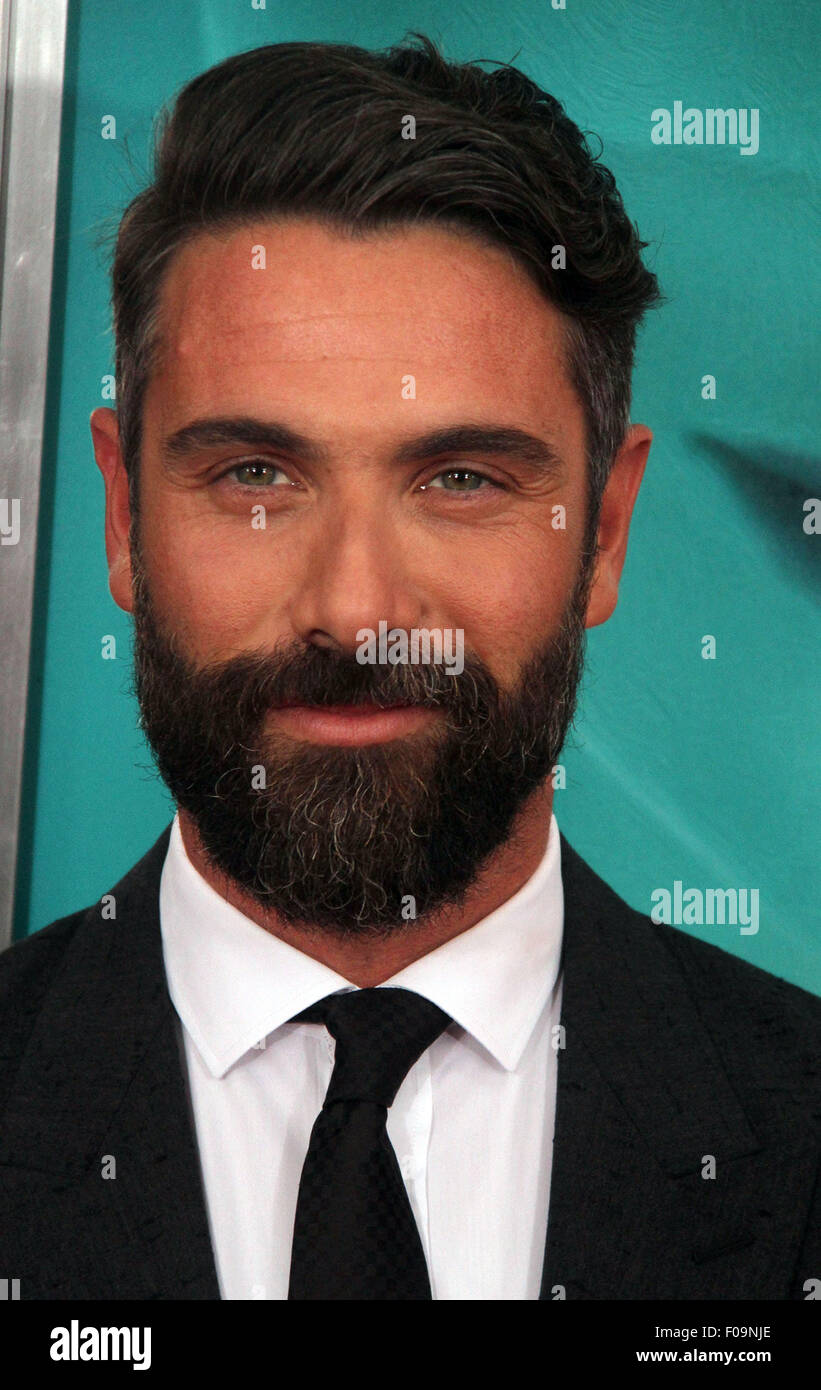 New York, New York, USA. 10th Aug, 2015. Actor LUCA CALVANI attends the ...