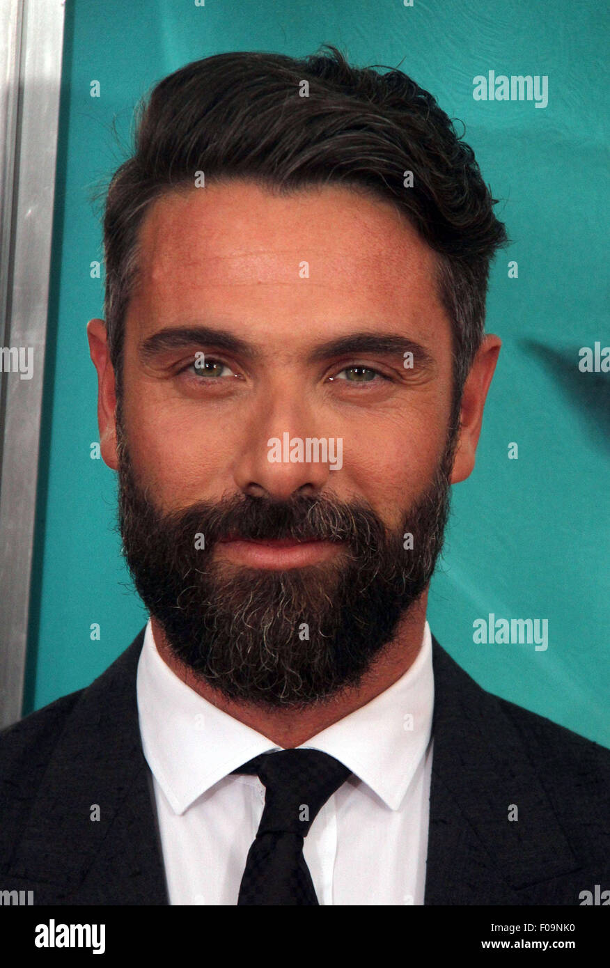New York, New York, USA. 10th Aug, 2015. Actor LUCA CALVANI attends the ...