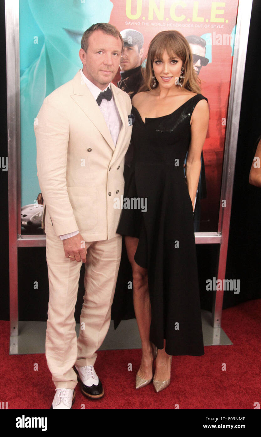 New York, New York, USA. 10th Aug, 2015. Director GUY RITCHIE and his ...