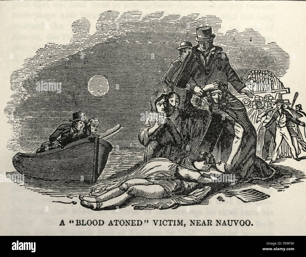 A blood atoned victim near Nauvoo, Illinois, circa 1845 Stock Photo - Alamy