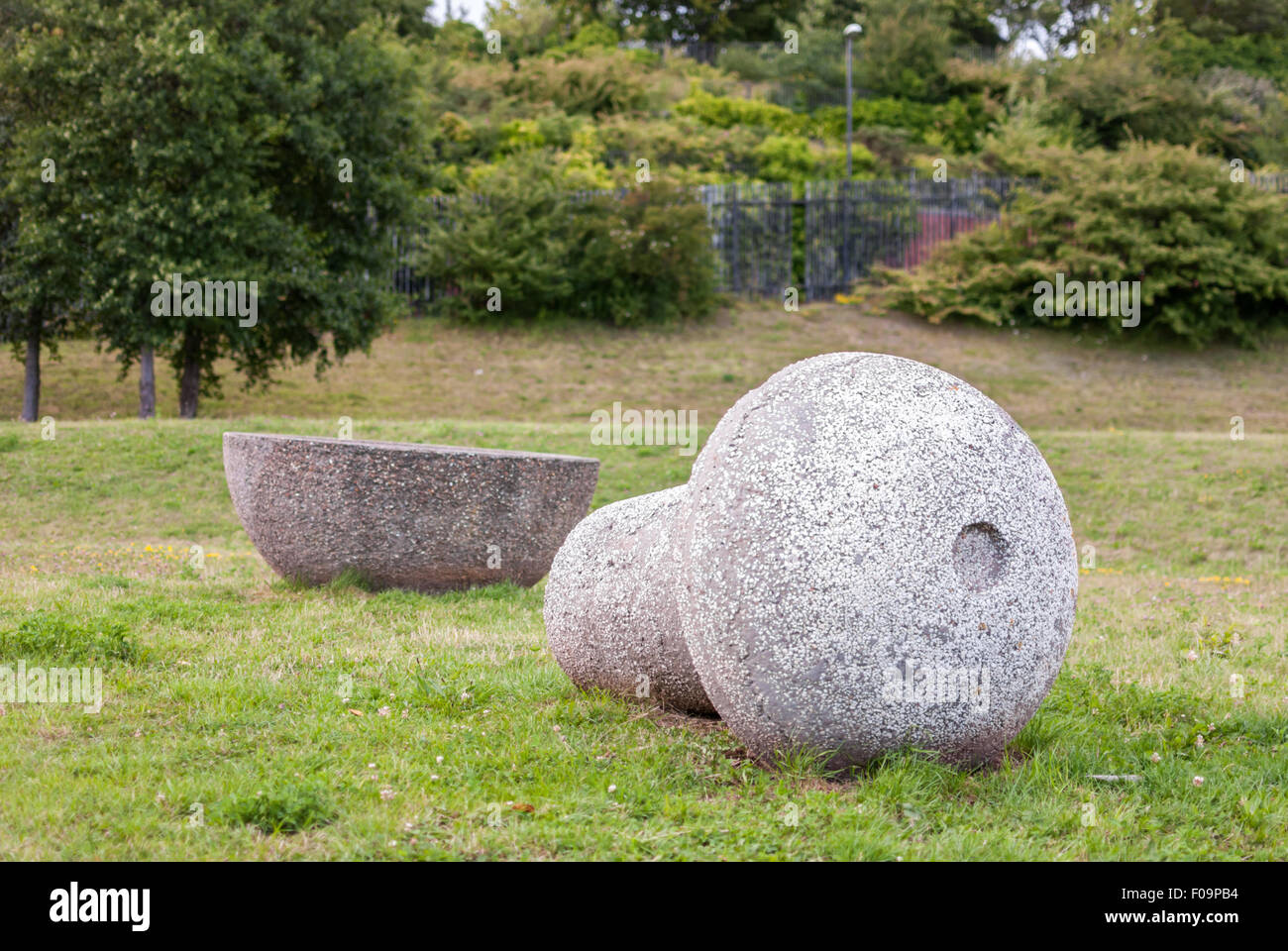 Concrete Rivet, part of 'Shadows in Another Light' Public Artwork (1998 ...