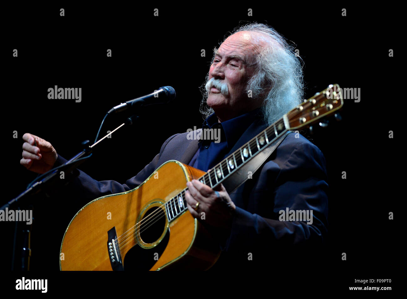 David Crosby performing live on stage att Fillmore Miami Beach ...