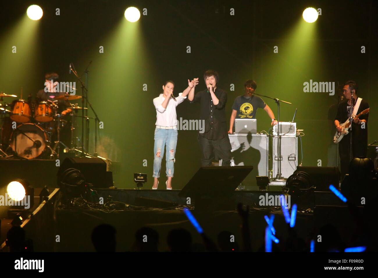 Taipei, Taiwan, China. 10th Aug, 2015. Rene Liu attends the Live ...