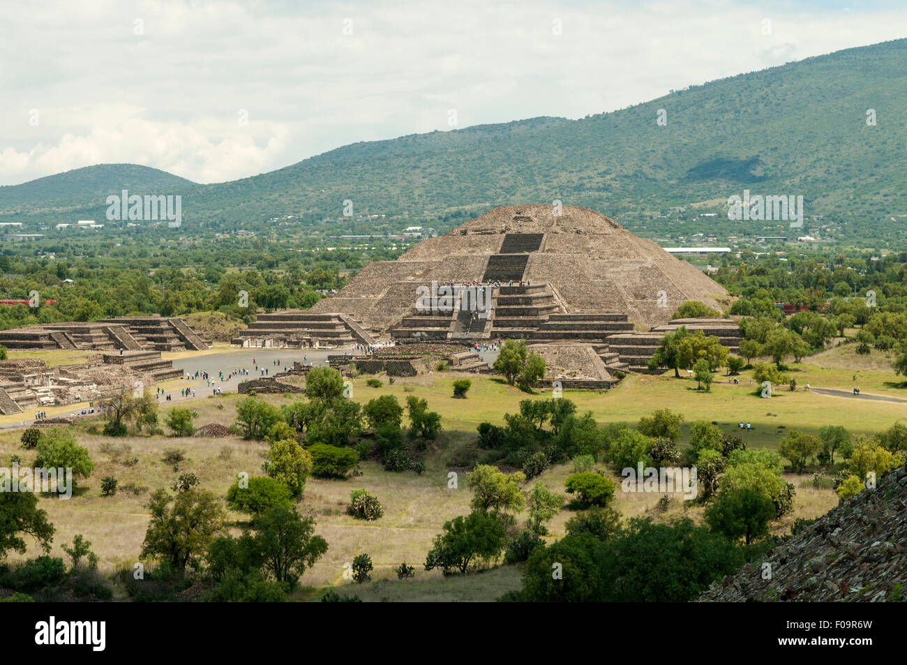 Pyramid of the Moon, Teotihuacan, Mexico Stock Photo - Alamy