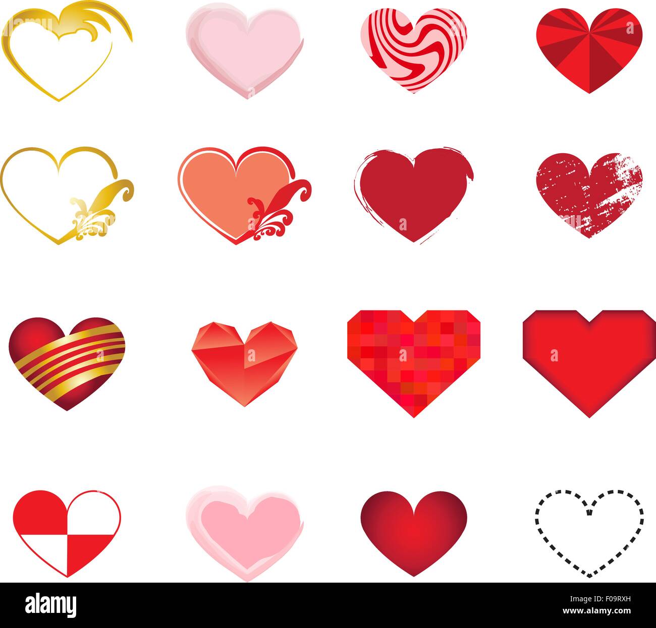 Heart design art Stock Vector Images - Alamy