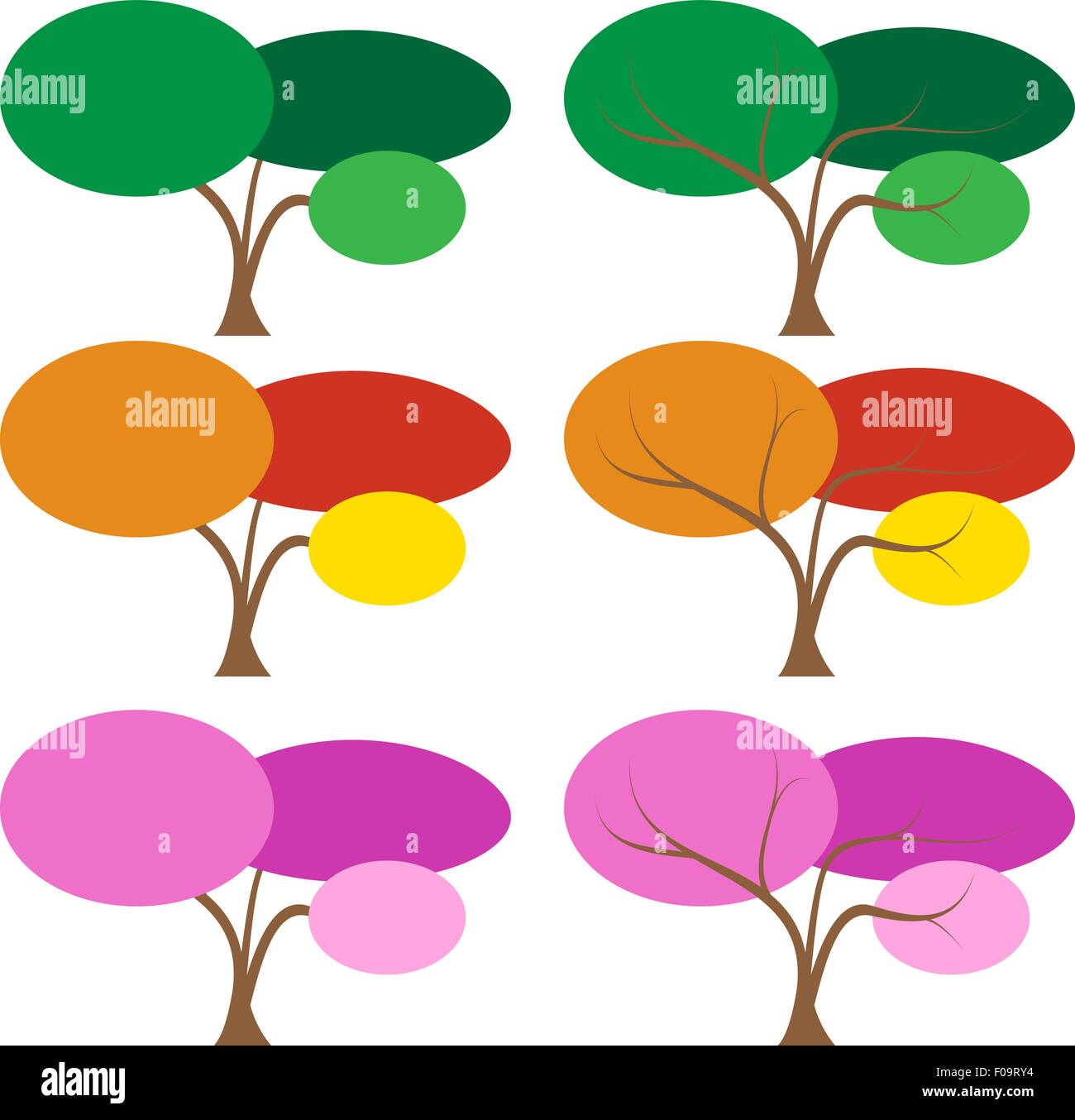 Color tree hi-res stock photography and images - Alamy