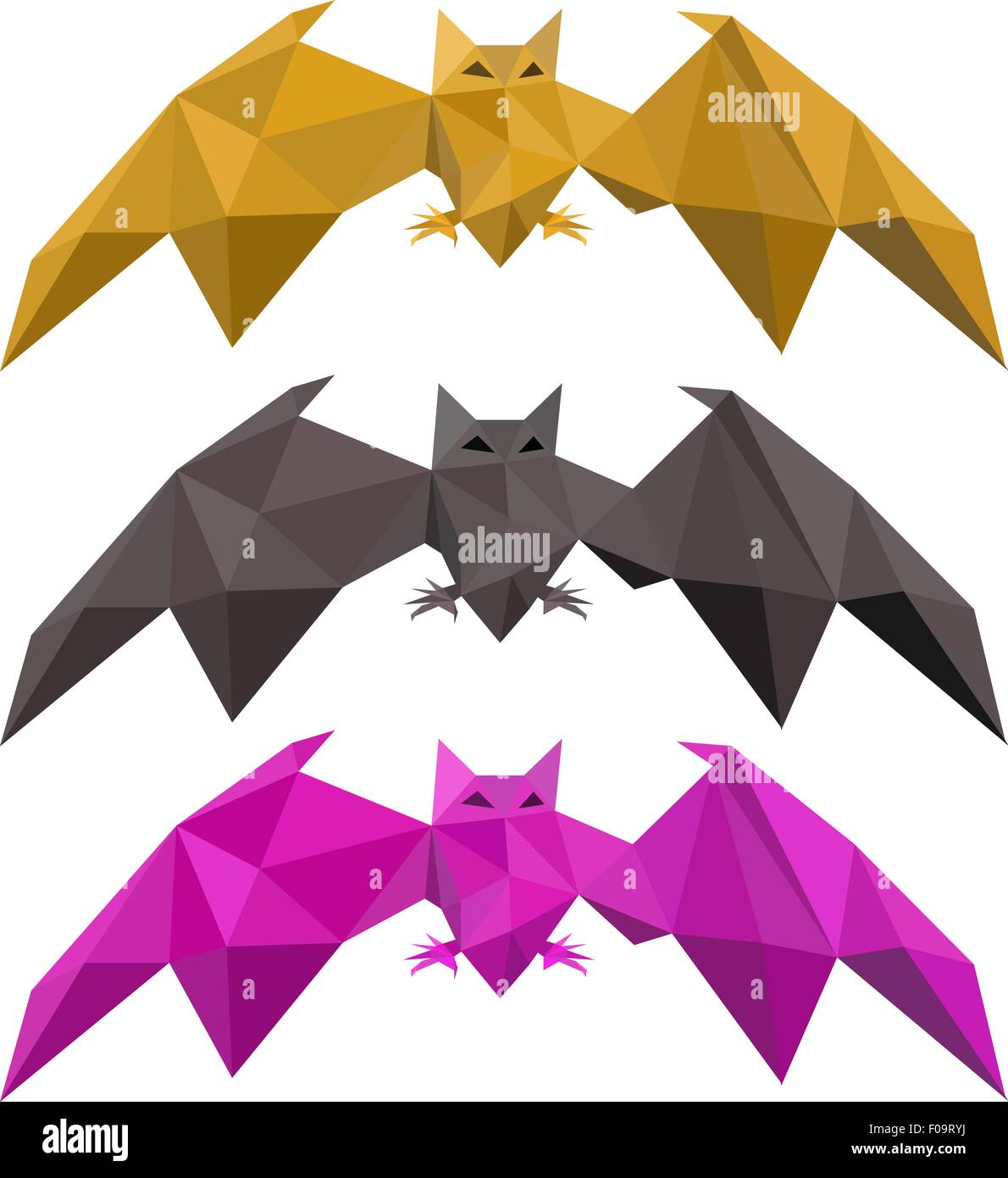 Low poly black dark Stock Vector Images - Alamy