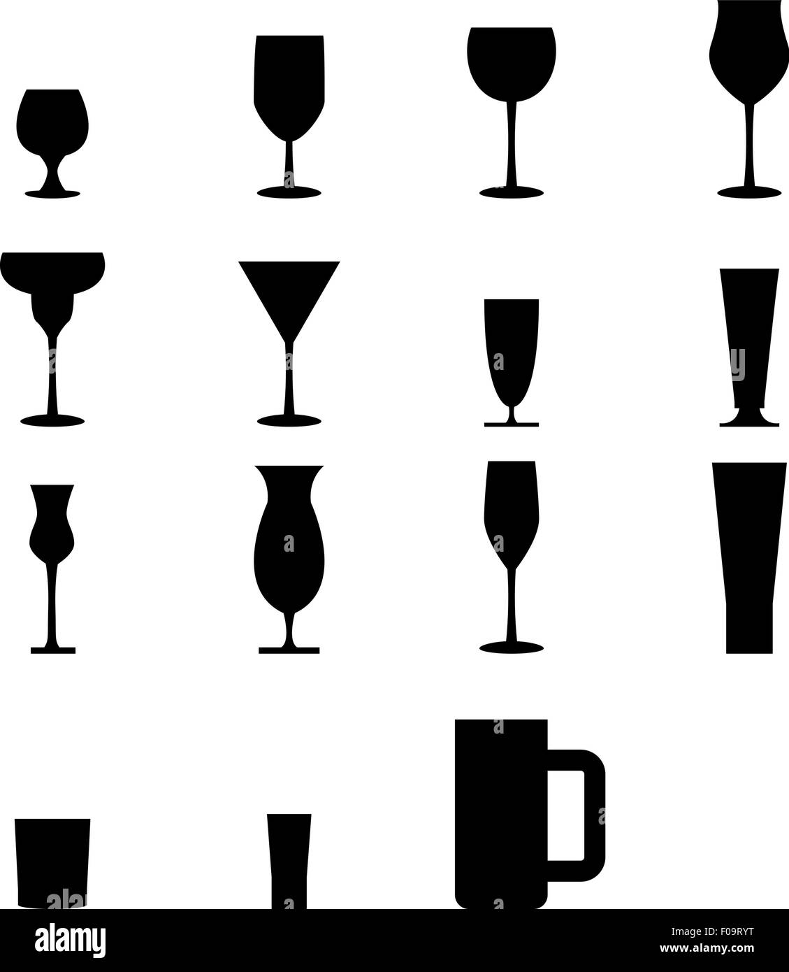 Brandy alcohol set glass Black and White Stock Photos & Images - Alamy