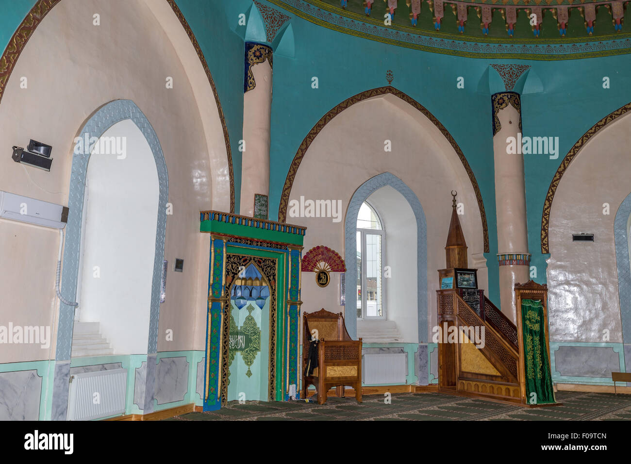 Prayer hall, Juma, Friday, Mosque, Quba, Azerbaijan Stock Photo - Alamy