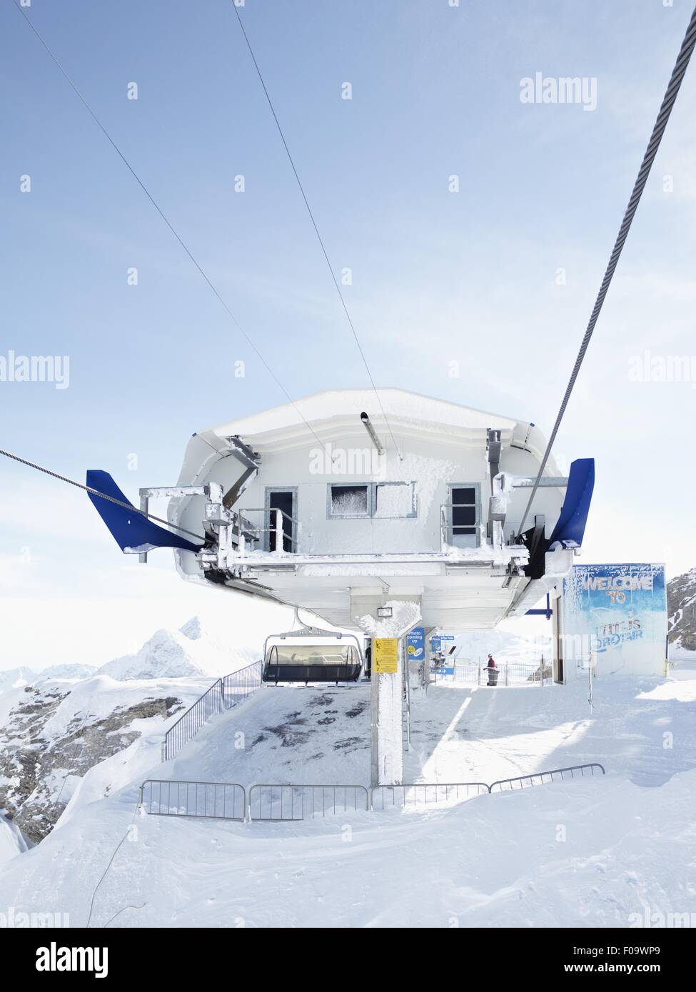 Ice Flyer in Titlis mountain, Uri Alps, Engelberg, Switzerland Stock ...