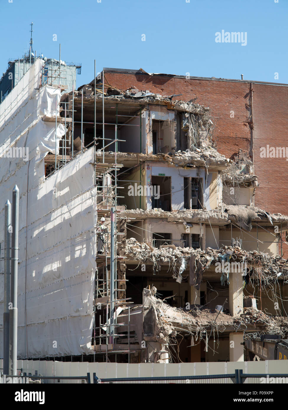 Building controlled demolition hi-res stock photography and images - Alamy
