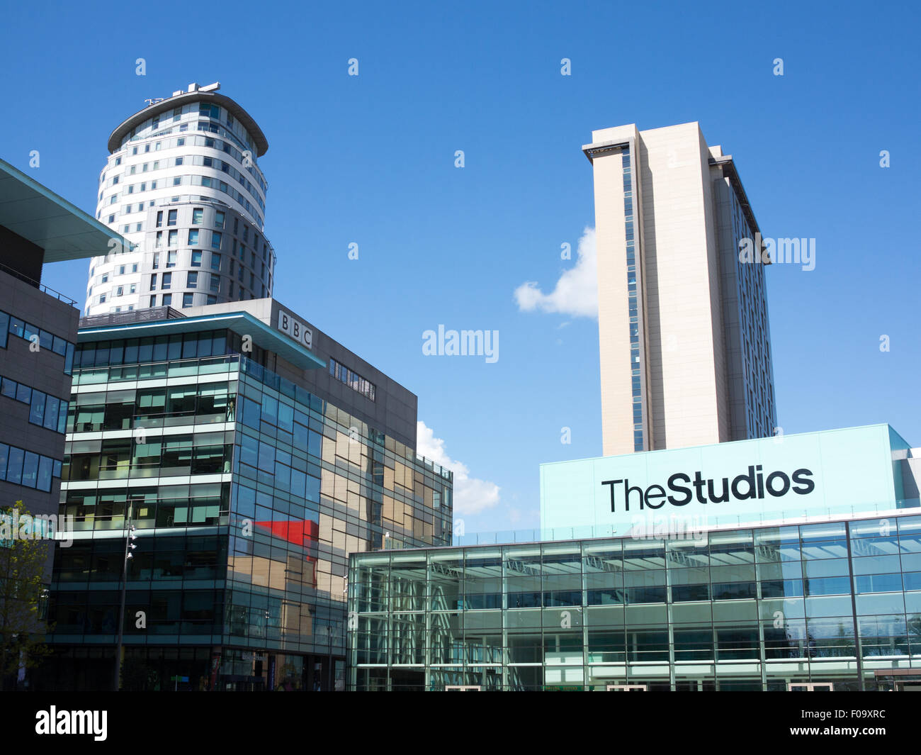 Media City UK at Salford Quays Stock Photo - Alamy