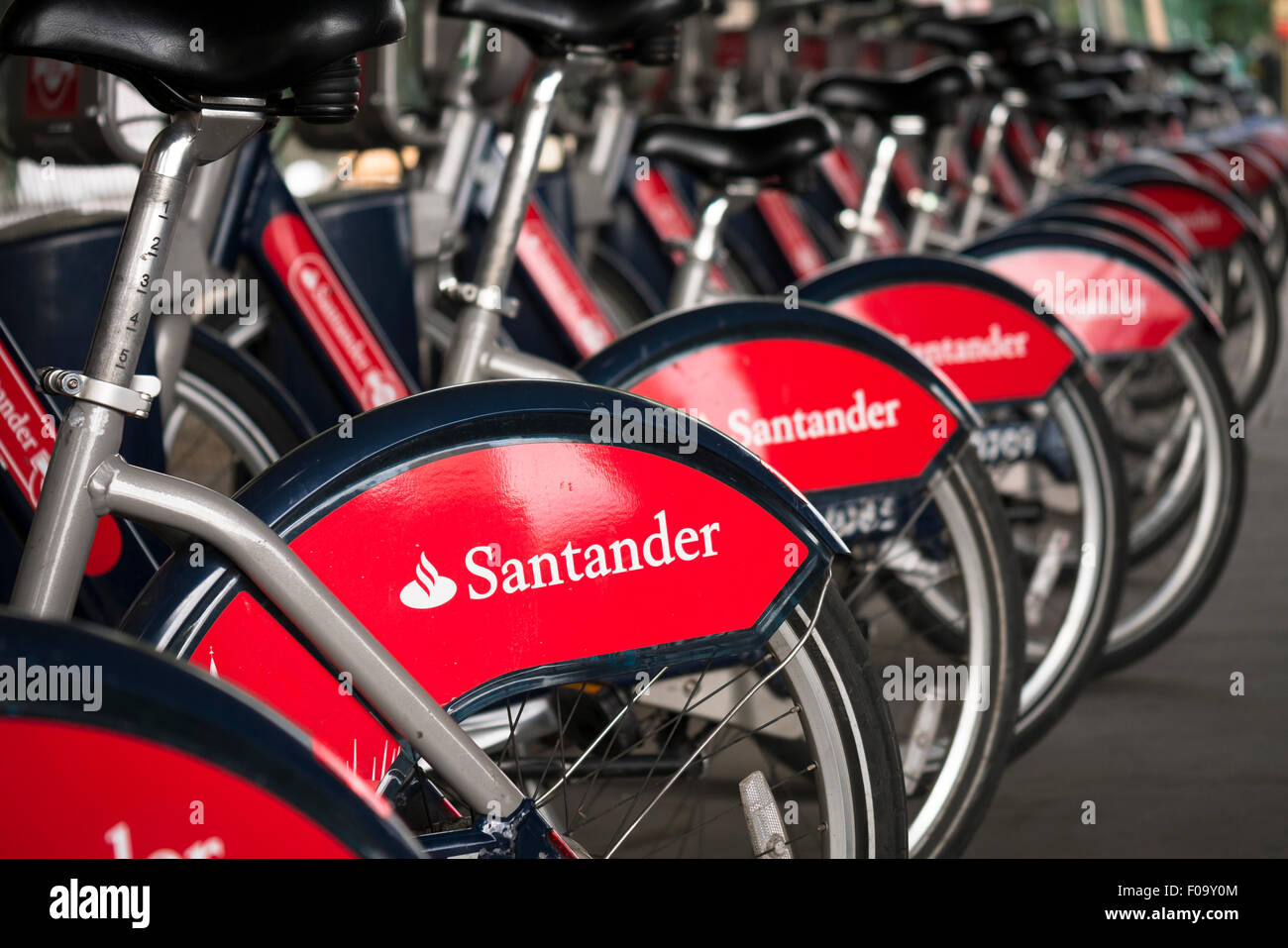 'Boris Bikes' - Santander Cycle Hire Scheme, London, England, Britain ...