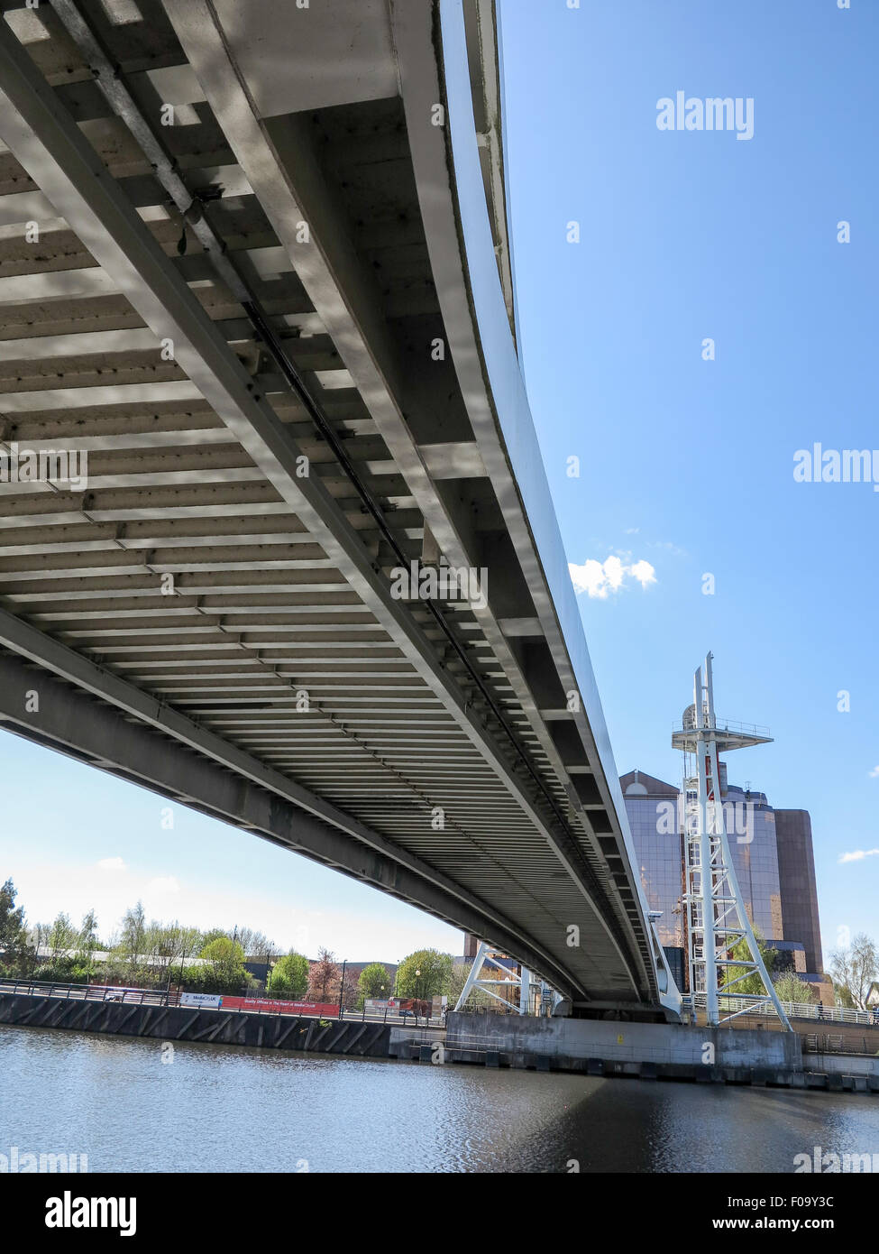 The Millennium Footbridge or The Salford Quays Lift Bridge which ...