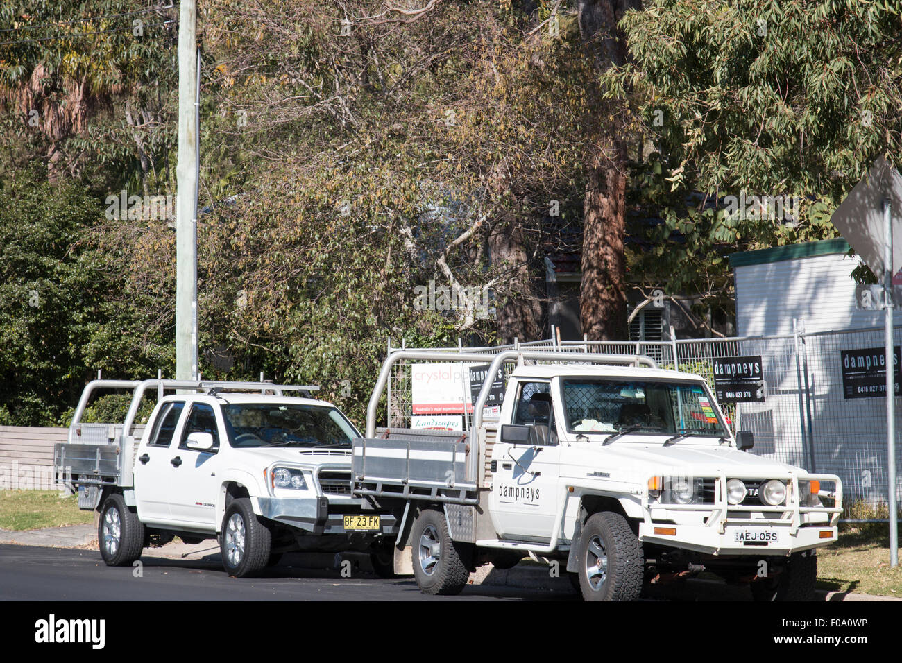 Tradies utes australia hi-res stock photography and images - Alamy