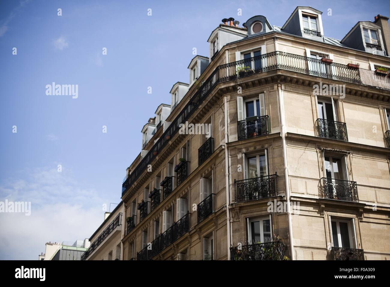 View of Paris houses, Paris, France Stock Photo - Alamy
