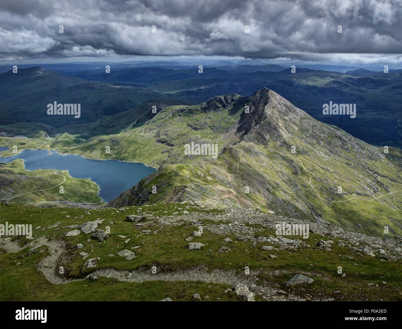 Rocks glacial valley wales hi-res stock photography and images - Alamy