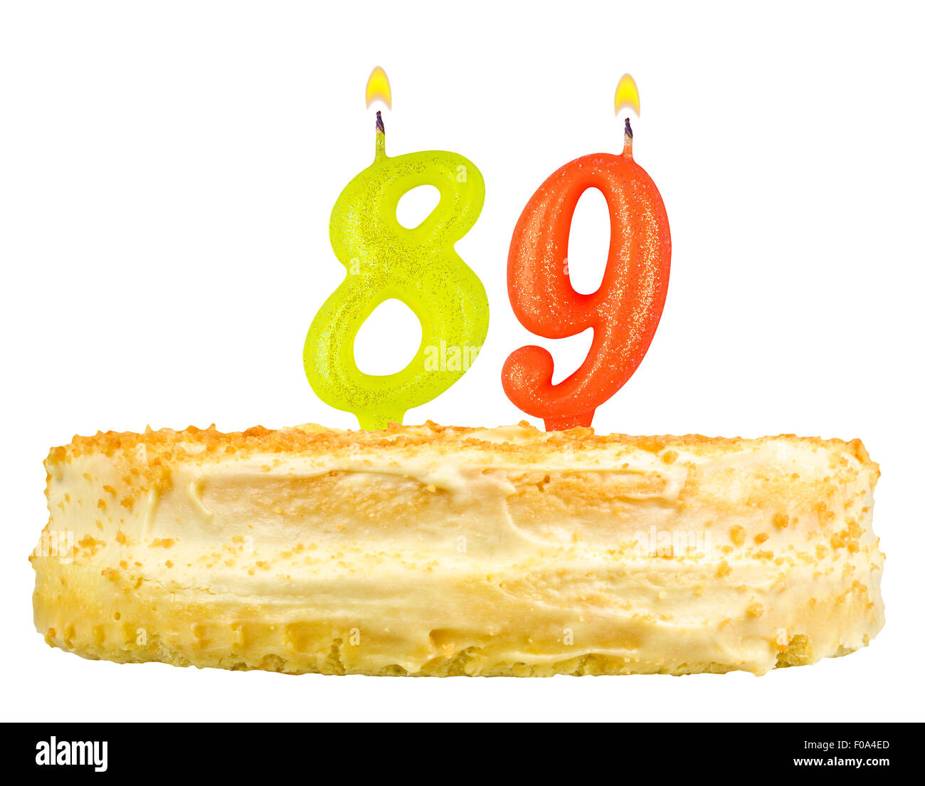 Birthday cake candles number 89 hi-res stock photography and images - Alamy
