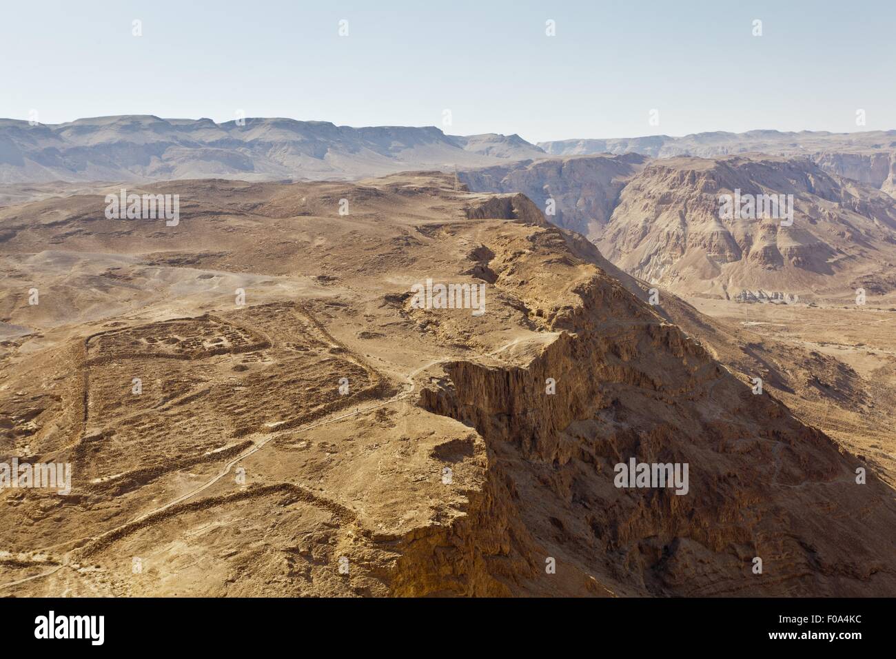 View of Masada, Israel Stock Photo - Alamy