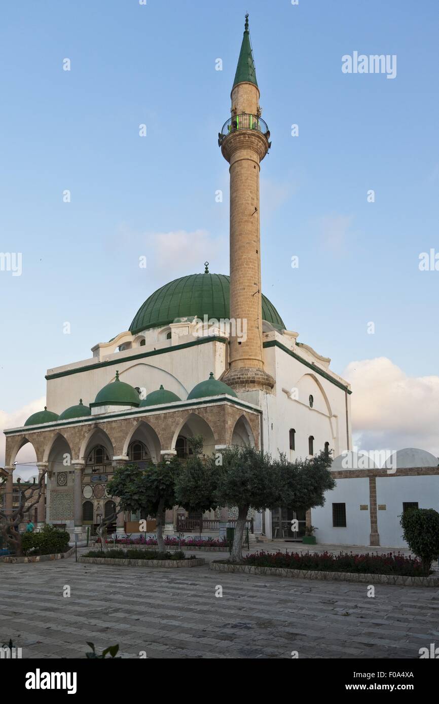 View of Al Jazzar Mosque, Galilee, Acre, Israel Stock Photo - Alamy