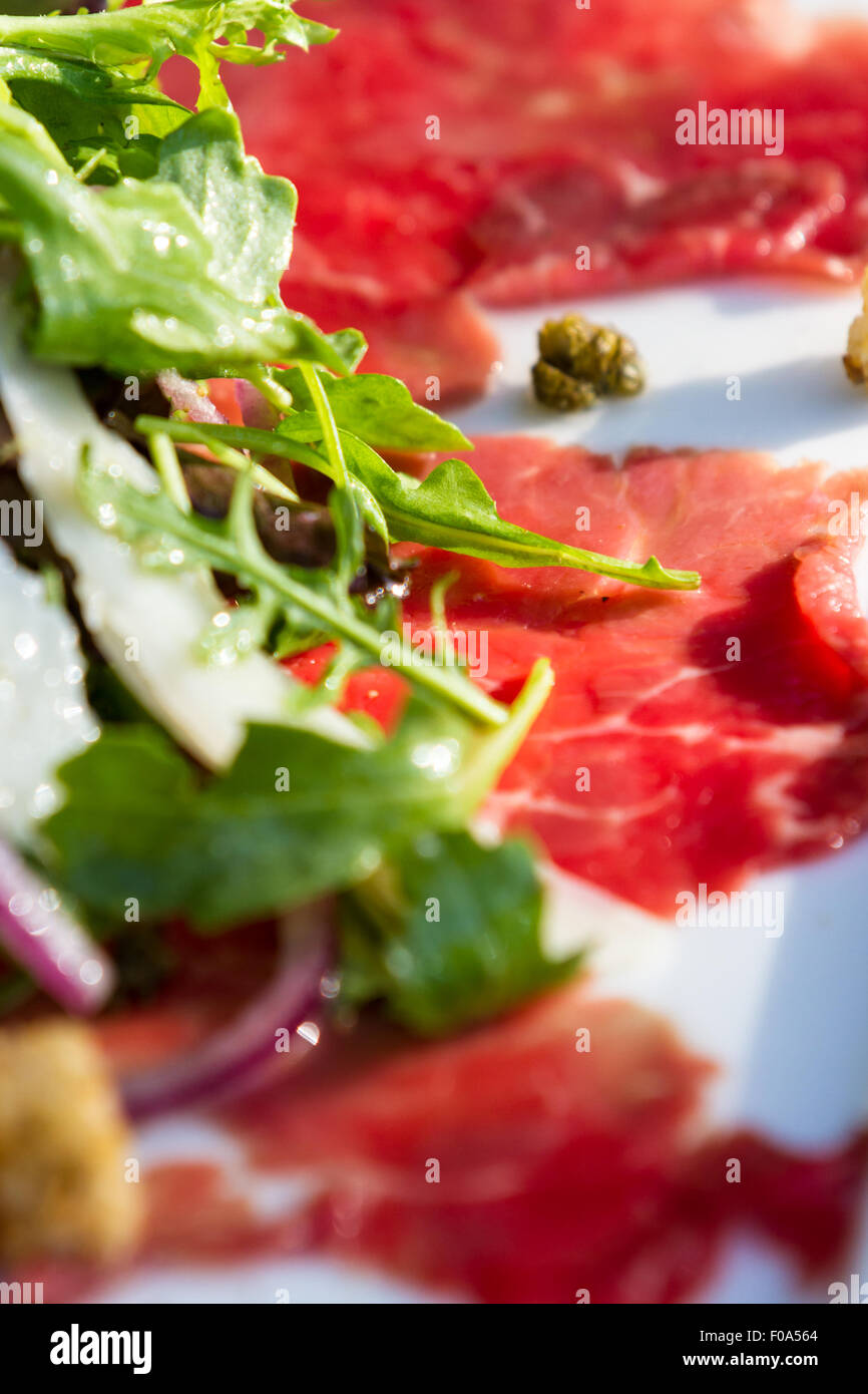 Beef Carpaccio Stock Photos & Beef Carpaccio Stock Images - Alamy