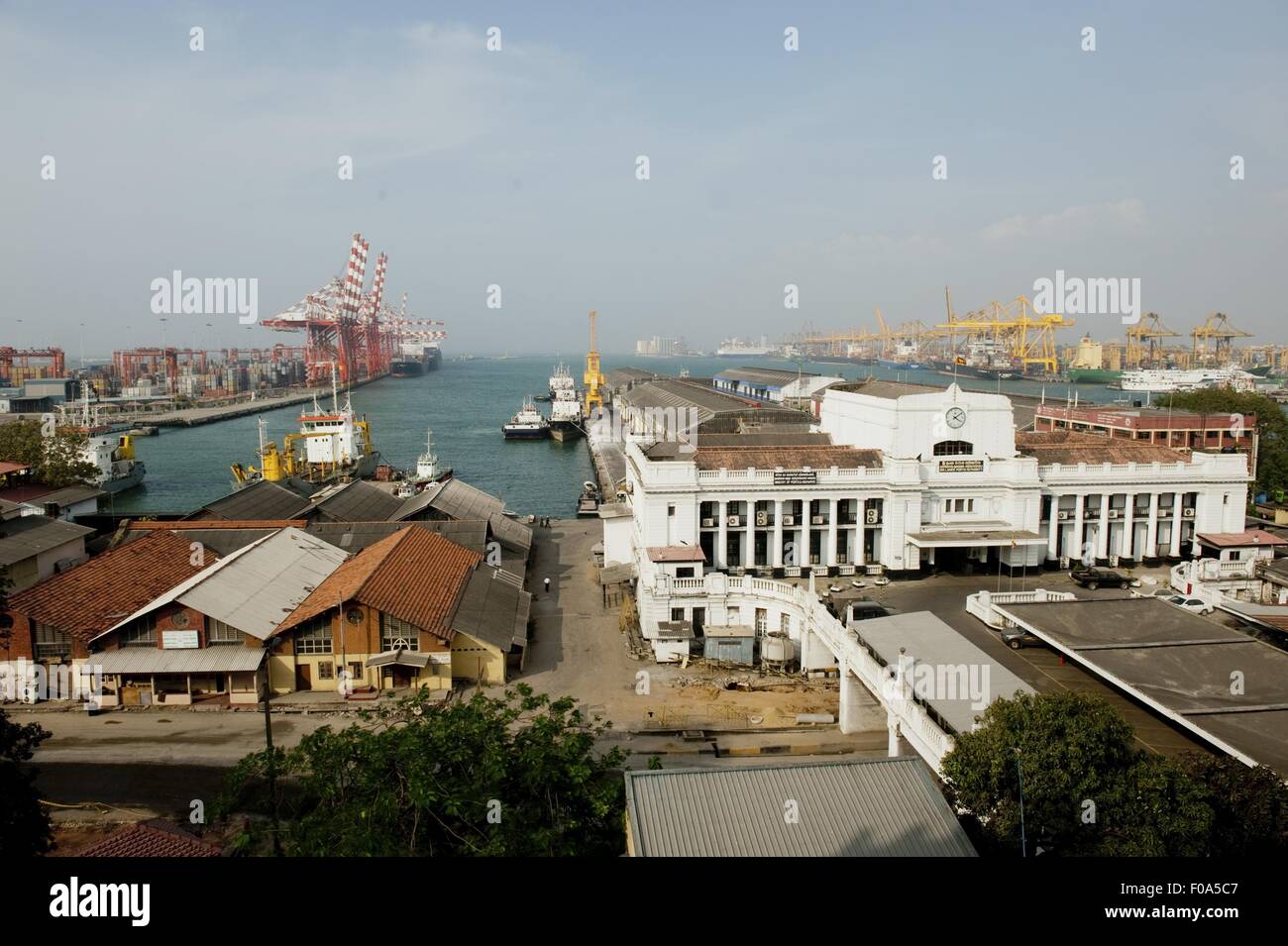 View of port, Colombo, Sri Lanka Stock Photo - Alamy
