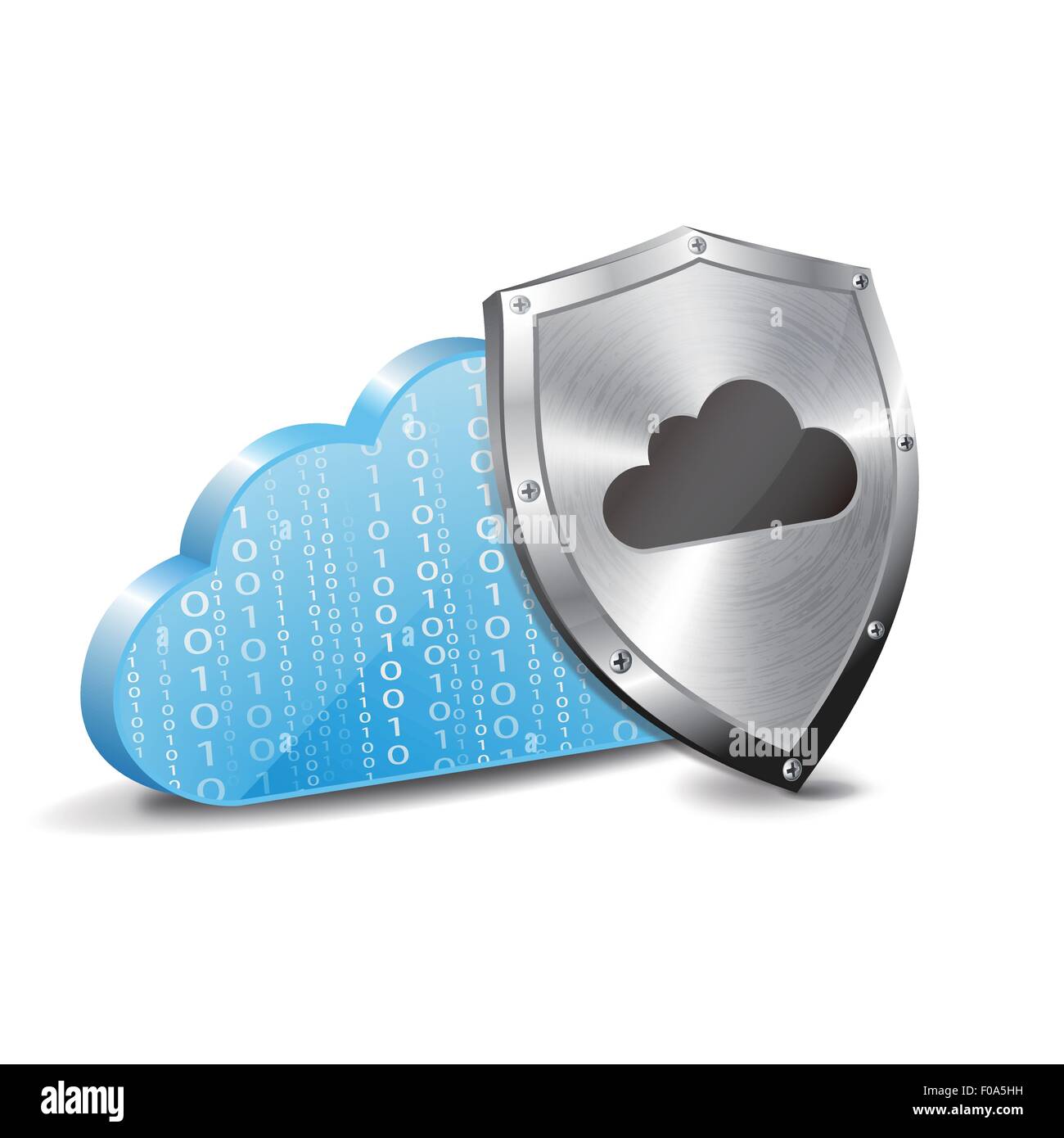 Binary shield Stock Vector Images - Alamy